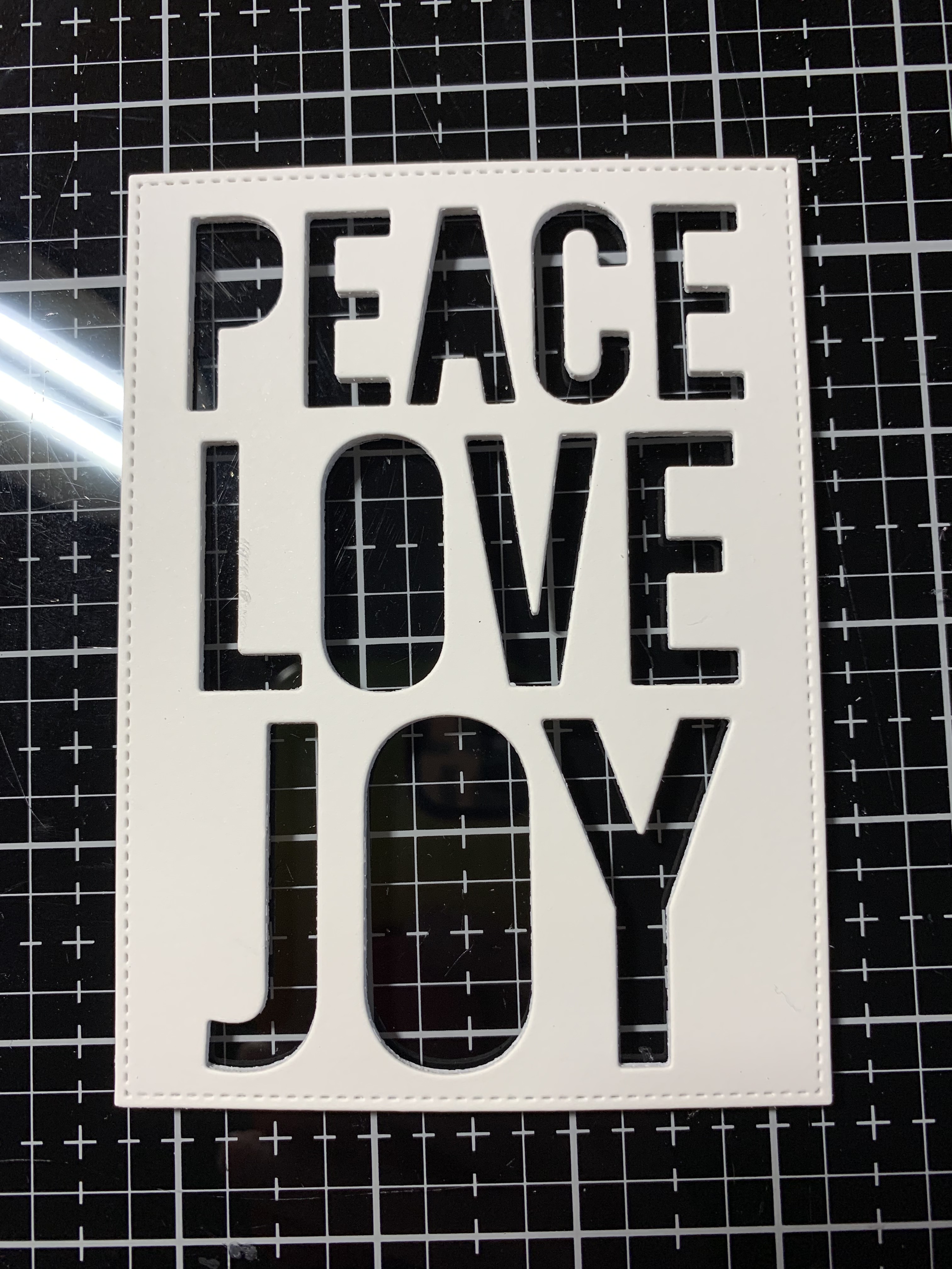 Peace, Love, Joy Shaker – Kampa Kreations