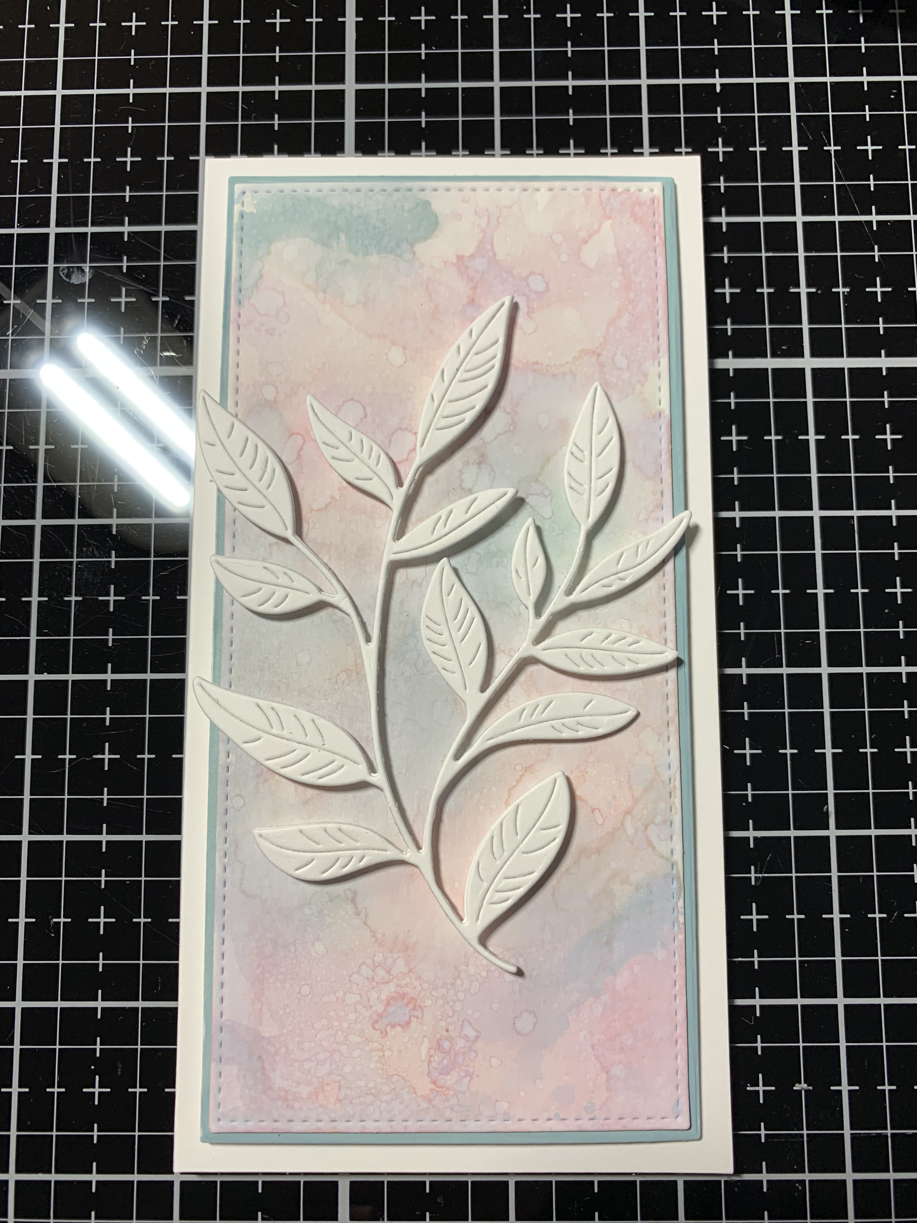 Privet Branch w/Ink Smooshing – Kampa Kreations