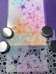 Fading Stars Stencil Ink Blended – Congrats – Kampa Kreations