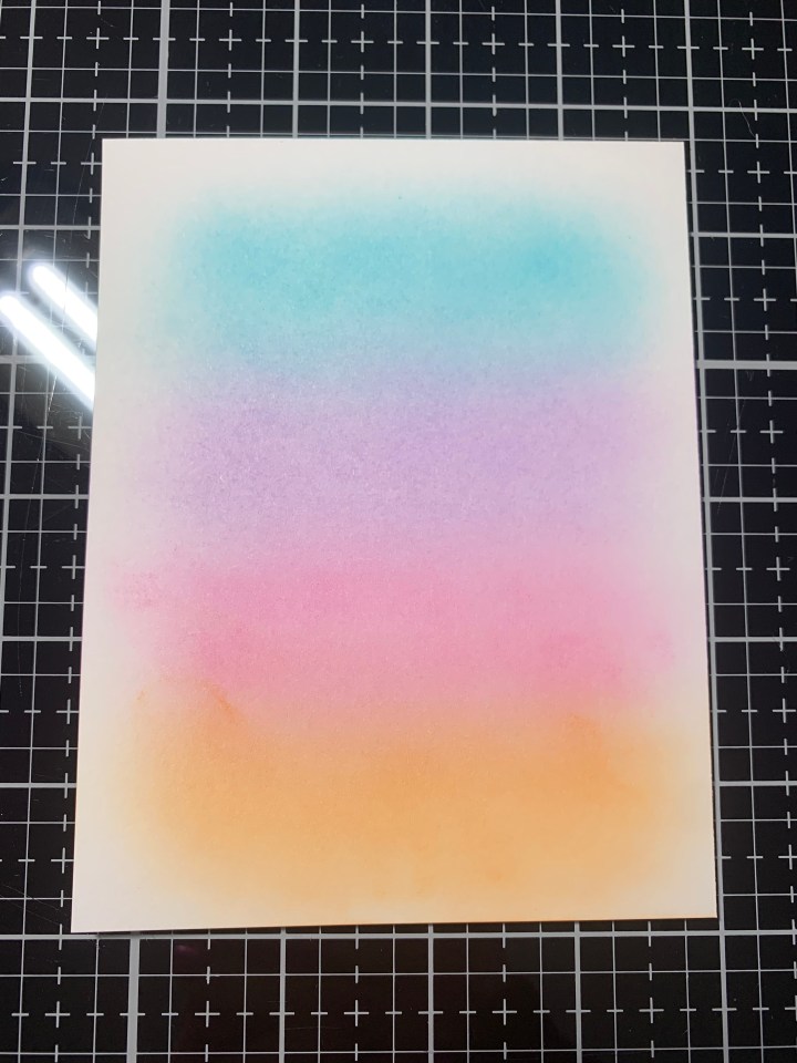 Fading Stars Stencil Ink Blended – Congrats – Kampa Kreations