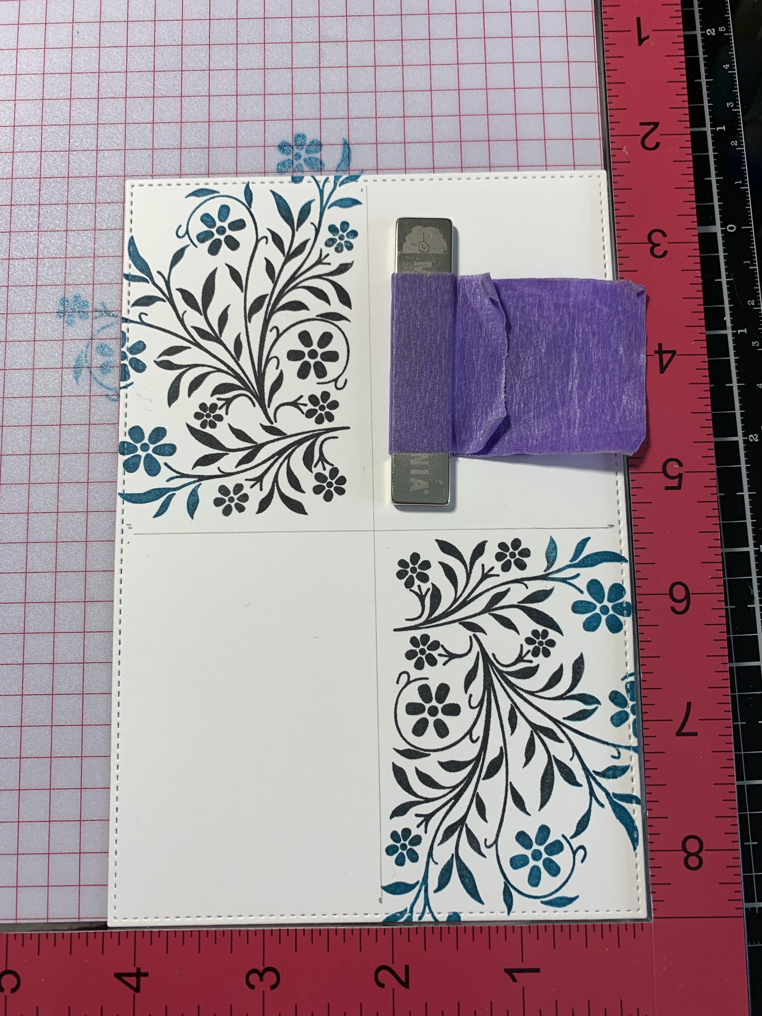 Flowing Florals – Blended Ink Stamping – Kampa Kreations