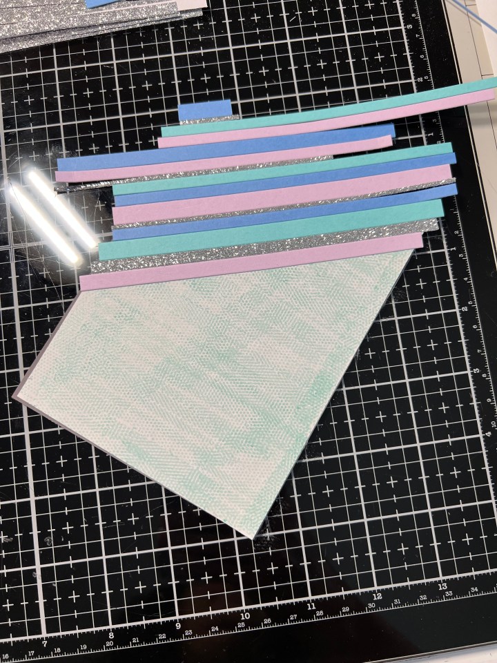 Create A Background w/Cardstock Strips! – Kampa Kreations
