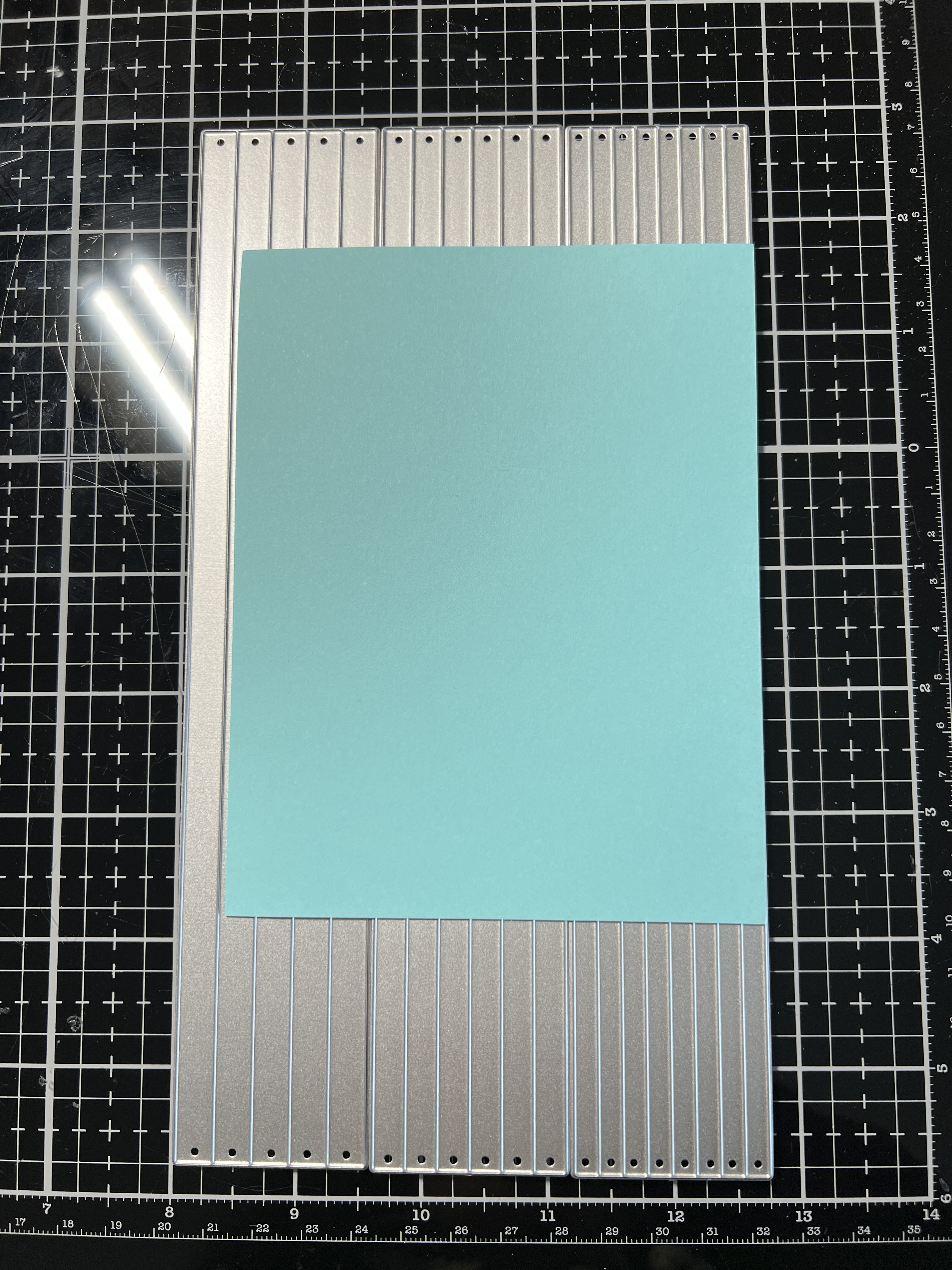 Create A Background w/Cardstock Strips! – Kampa Kreations