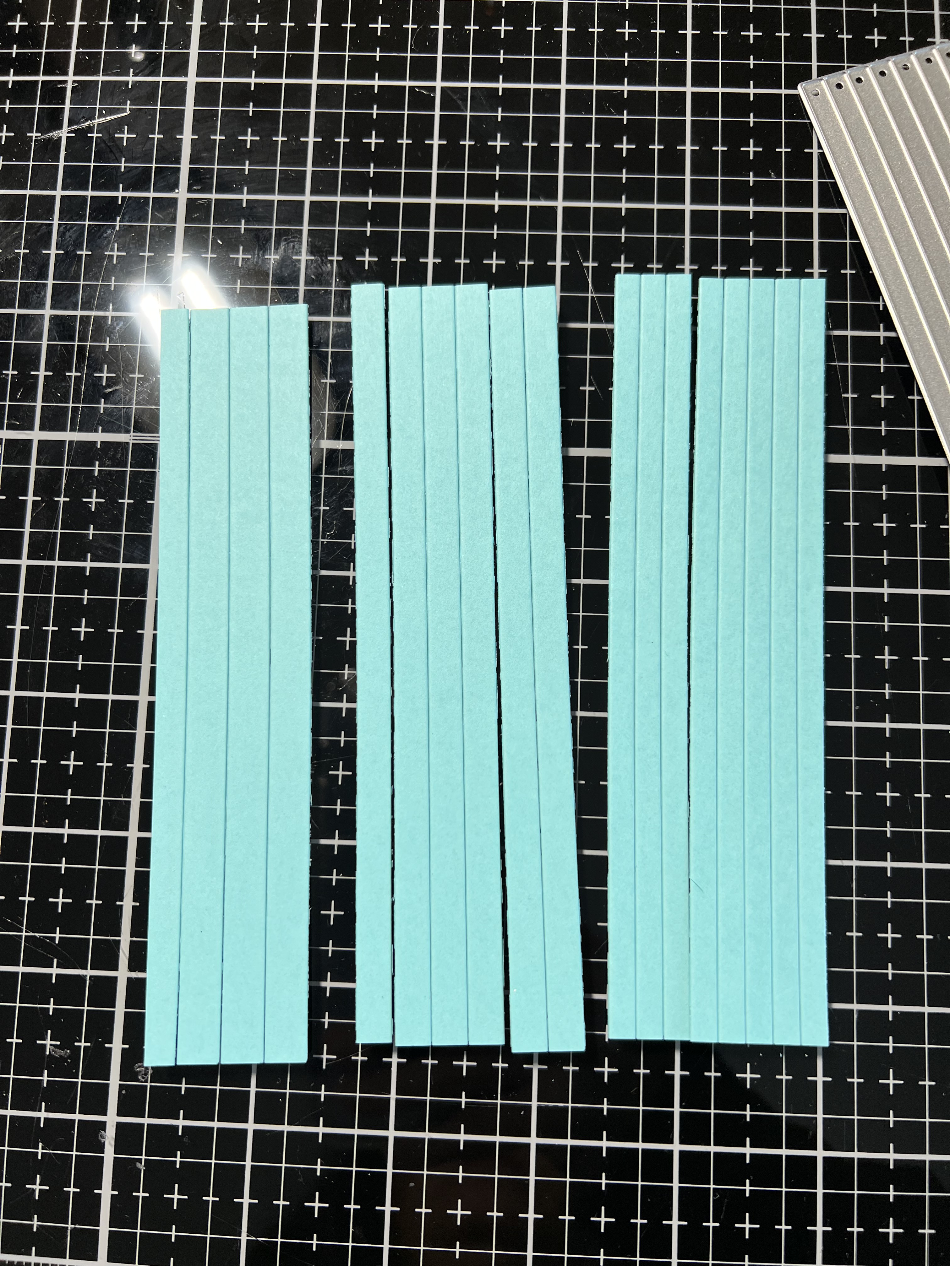 Create A Background w/Cardstock Strips! – Kampa Kreations