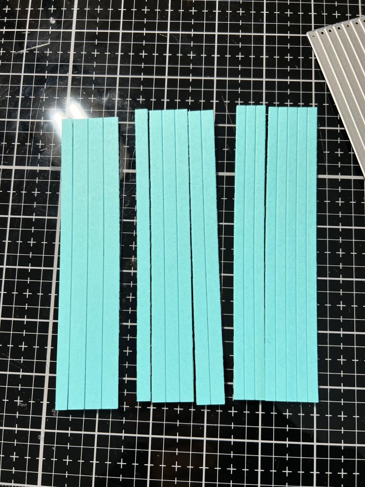 Create A Background w/Cardstock Strips! – Kampa Kreations