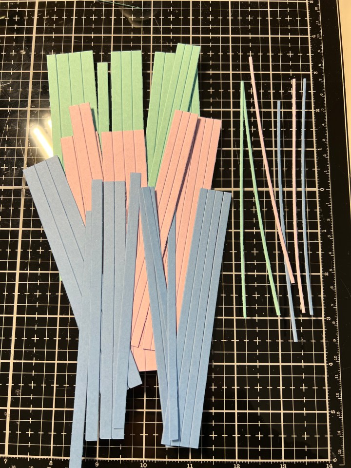 Create A Background w/Cardstock Strips! – Kampa Kreations