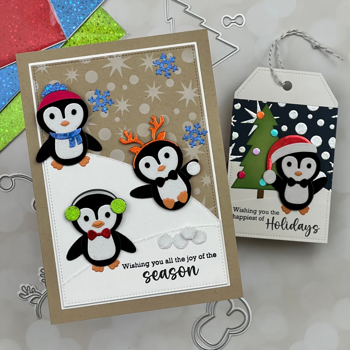 Penguin Pals Card Kit – Kampa Kreations